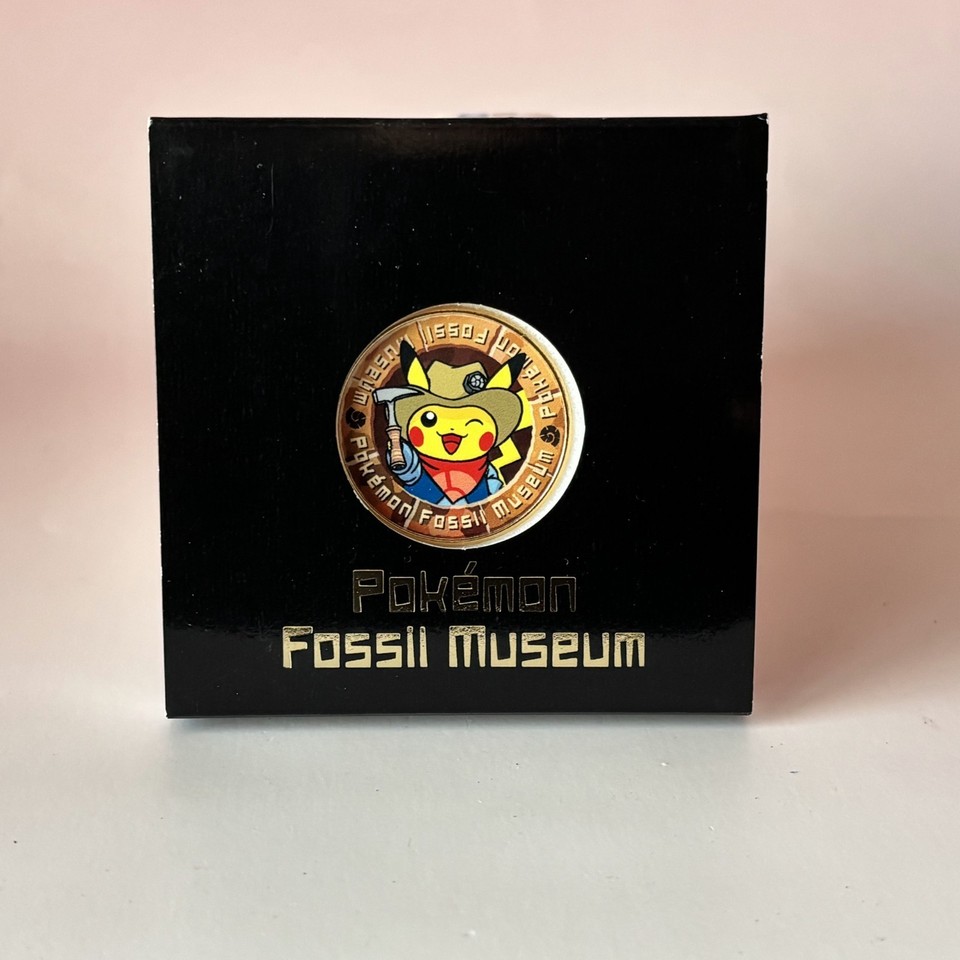 Pokémon Fossil Museum Limited Pikachu Archeologist Medal | eBay