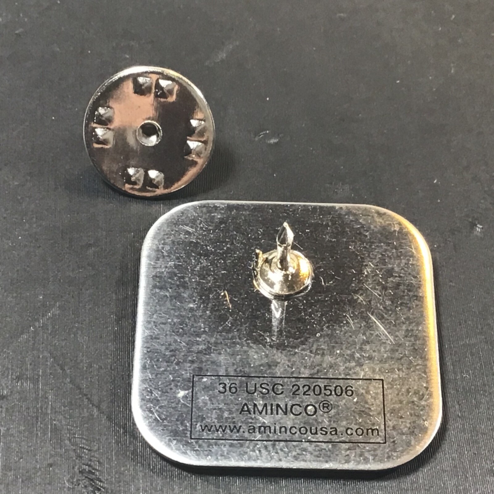 USA Olympic Pin Swifter Higher Stronger Go USA! 1” Pinback Rounded ...