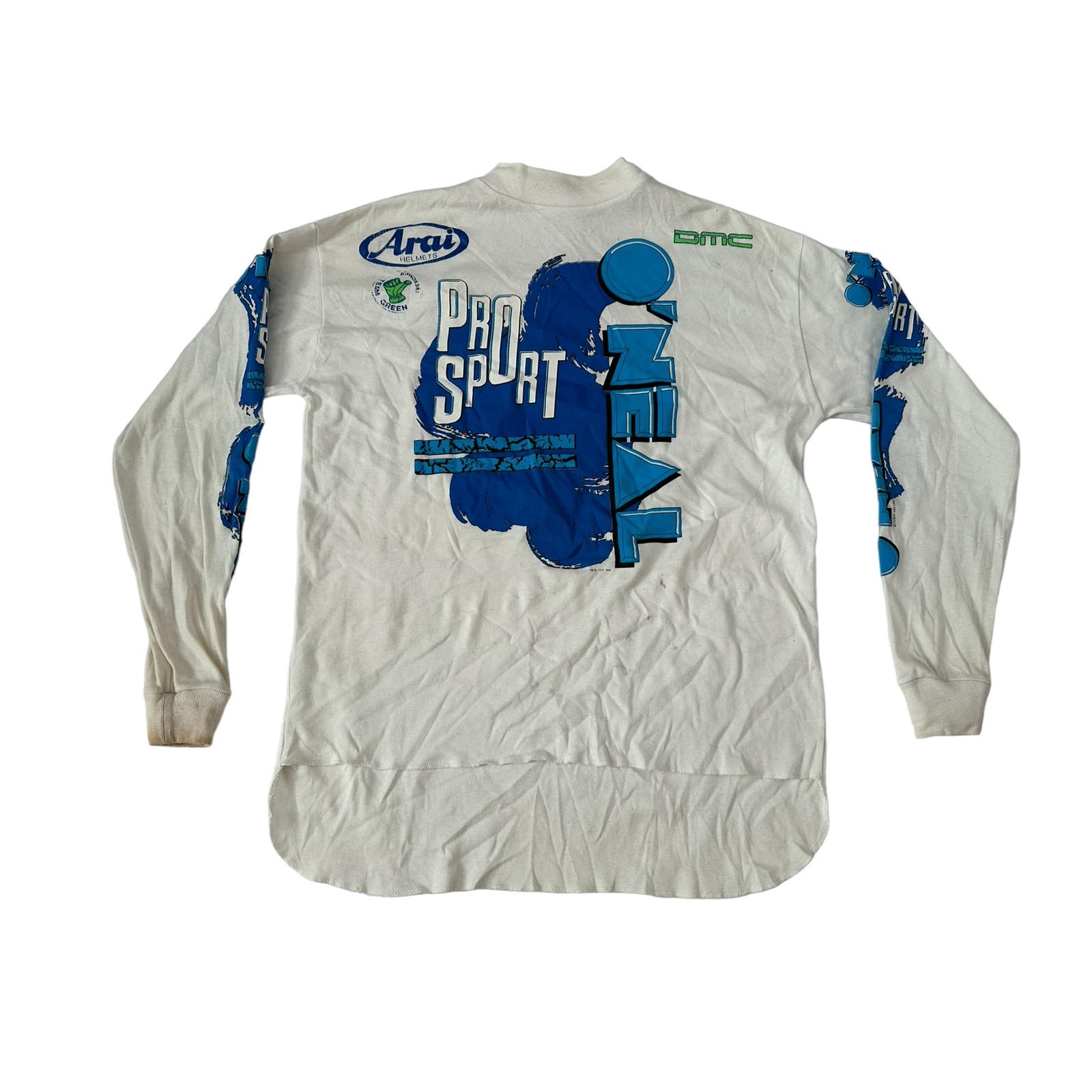 Vintage 90s O'Neal Newell #81 USA L/S Motocross XL Jersey Shirt VTG | eBay