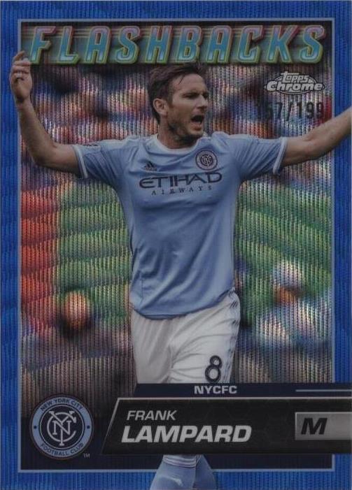 2023 Topps Chrome MLS - MLS Flashbacks Frank Lampard #64 Blue Wave ...