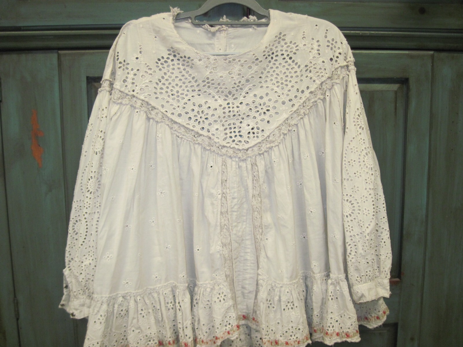 Magnolia Pearl Iruka Eyelet Blouse In Moonlight | eBay