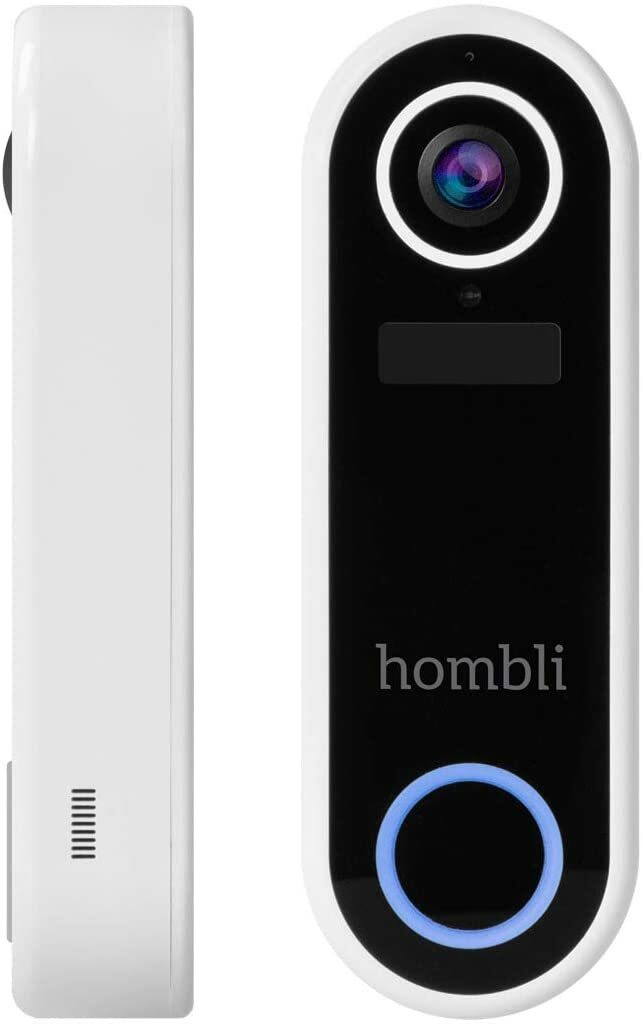 Hombli Full HD 1080p Smart Doorbell, IP66 Waterproof , SD, Alexa ...