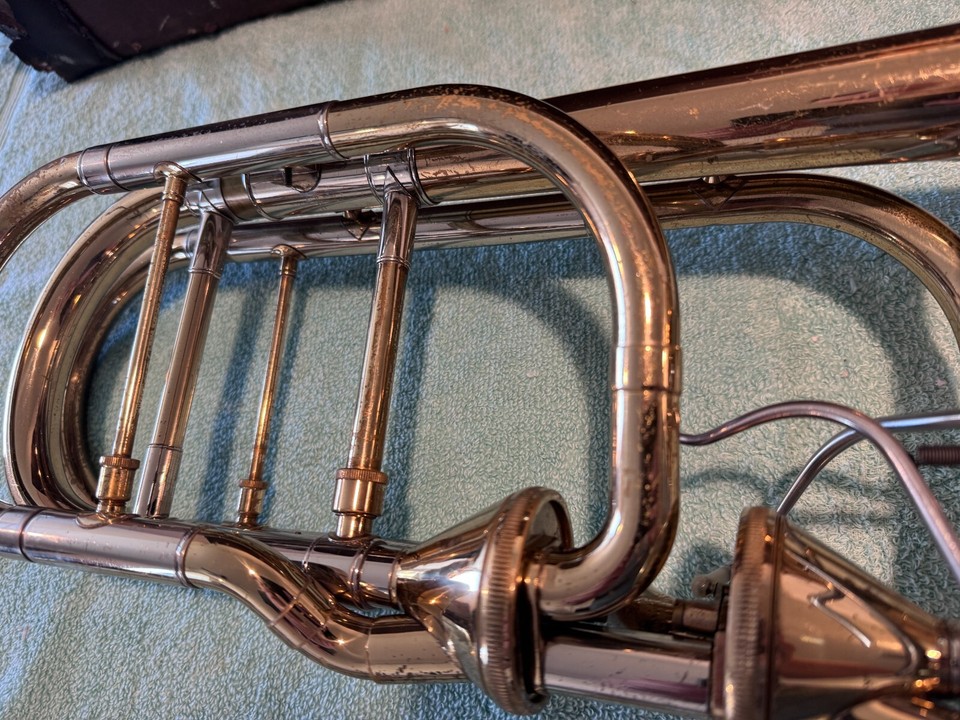 Vintage Vincent Bach Stradivarius 50BG Double Thayer Valve Trombone ...
