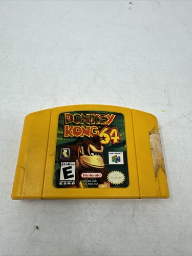 Donkey Kong N64 (Nintendo 64, 1997) N64 Authentic Tested 882145718305 ...
