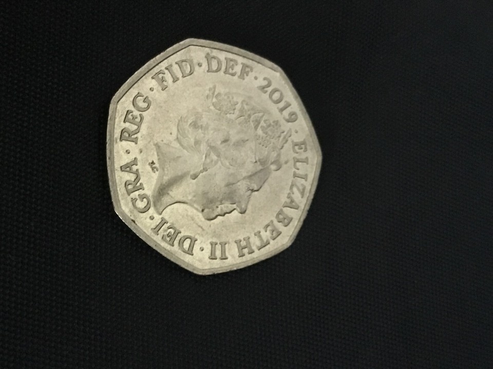 rare error 2019 50p royal shield coin a lovely presentable issue for ...