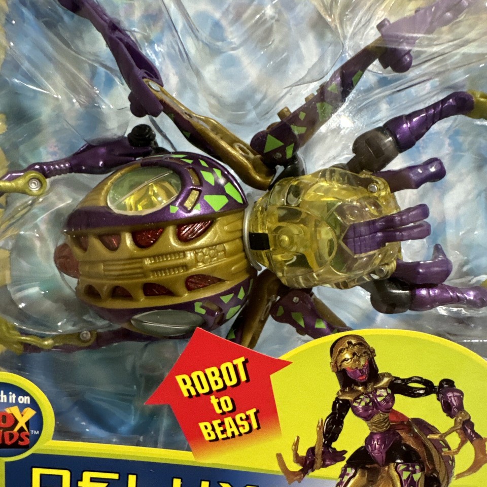 TRANSFORMERS Beast Machines BLACKARACHNIA Black Widow Spider Hasbro | eBay