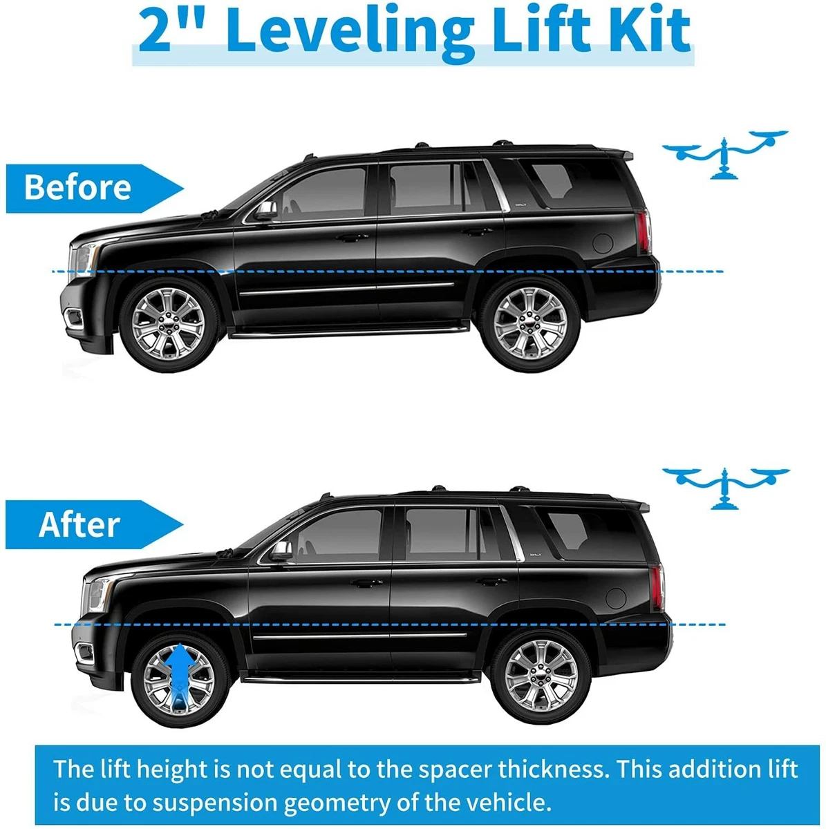 Chevy 2 Door Yukon 3 Inch Lift