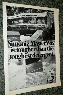 1969 CHEVY IMPALA MASTER WAX ORIGINAL ADVERTISEMENT PRINT AD 69 | eBay