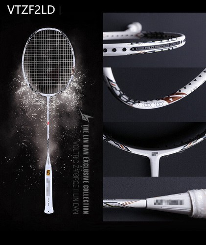 Yonex badminton racket All carbon ultra light lin dan white and black ...