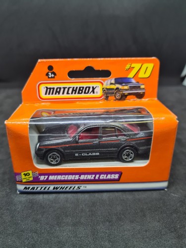 New And Sealed Vintage 1997 MATCHBOX SUPERFAST #70 GRAY MERCEDES-BENZ E ...
