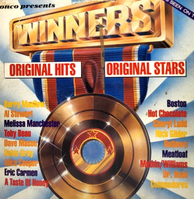 Ronco Presents Winners Original Hits Original Stars LP Vinyl Record ...