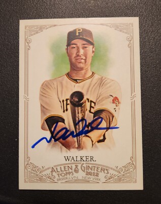 Neil Walker Autograph Signed 2012 Topps Allen & Ginter's Pittsburgh ...