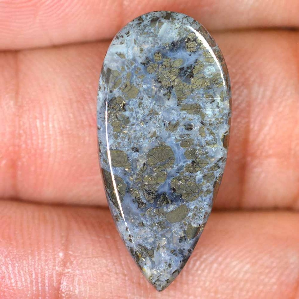 Marcasite Gemstone 21.60 Cts 100% Natural Gorgeous Loose Cabochon ...
