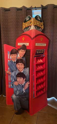 Beatles RARE Phone Booth Store Display Complete | eBay