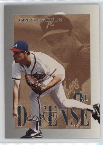 1996 E-Motion XL D-FENSE Greg Maddux #6 HOF | eBay