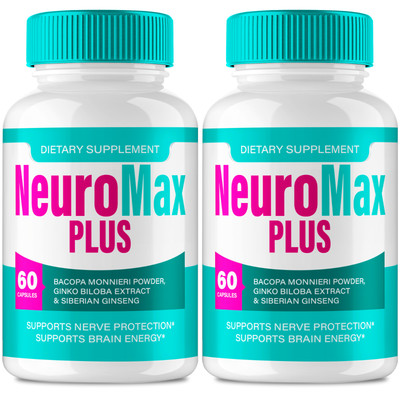 (2 Pack) NeuroMax Plus Brain and Memory Support, Neuro Max Plus ...