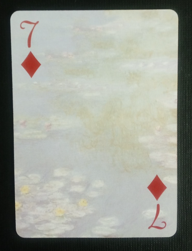 Masterpiece Playing Card Water Lilies 7 Diamonds | eBay