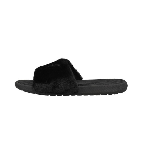 PUMA Cool Cat Fluffy Bx Slide Youth Girls Black Casual Sandals 384275 ...