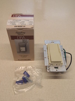 DV-600P-IV Lutron Diva Symphony Series Single Pole | eBay