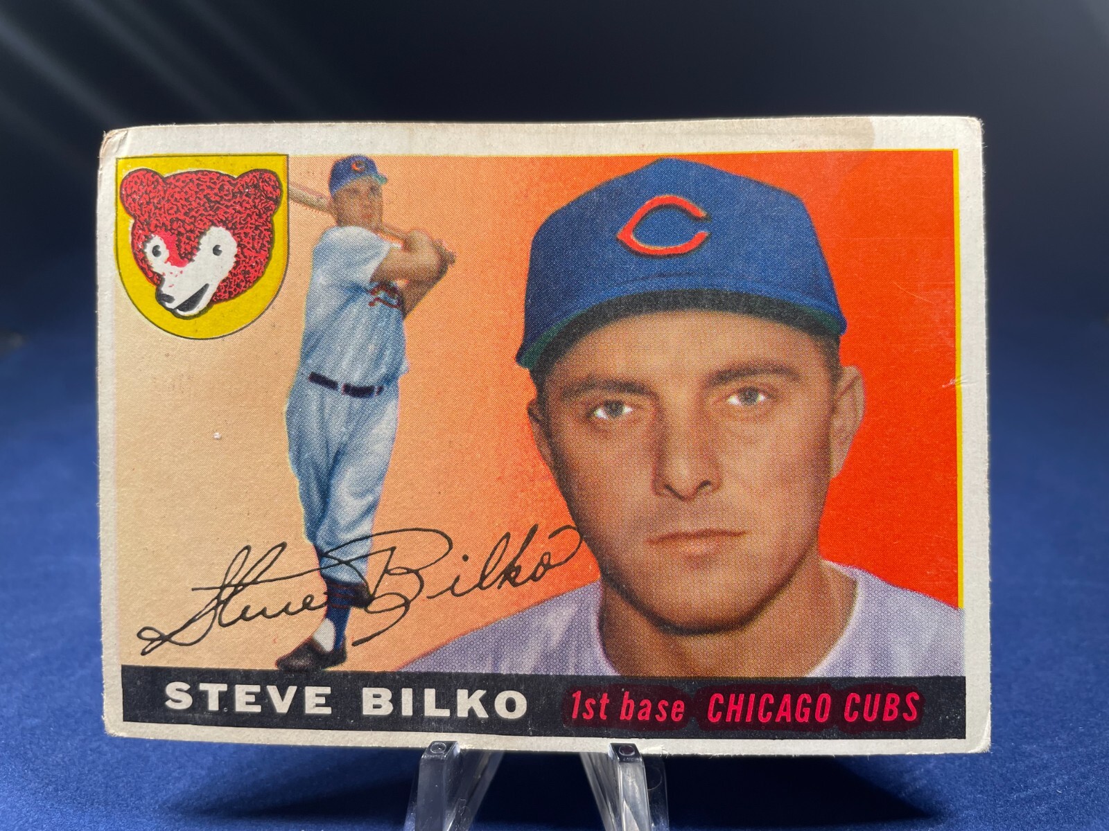 1955 Topps Baseball Card Steve Bilko #93 Chicago Cubs | eBay