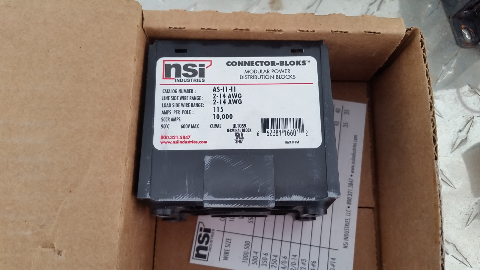 NSI AS-I1-I1 POWER DISTRIBUTION BLOCK price is for 2 | eBay
