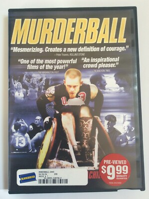 Murderball DVD Dave Willsie Kevin Orr Bob Lujano FORMER BLOCKBUSTER ...