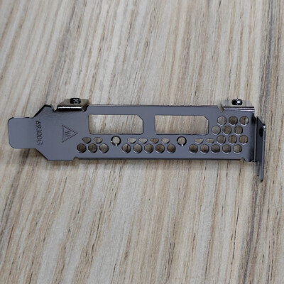 For AMD Radeon Pro W6400 DP+DP Graphic Card I/O Shield BackPlate Blende ...