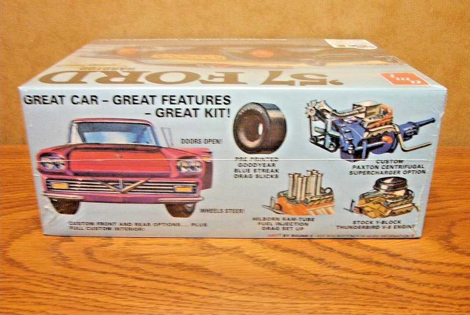 AMT '57 FORD HARDTOP 1/25 SCALE MODEL KIT | eBay