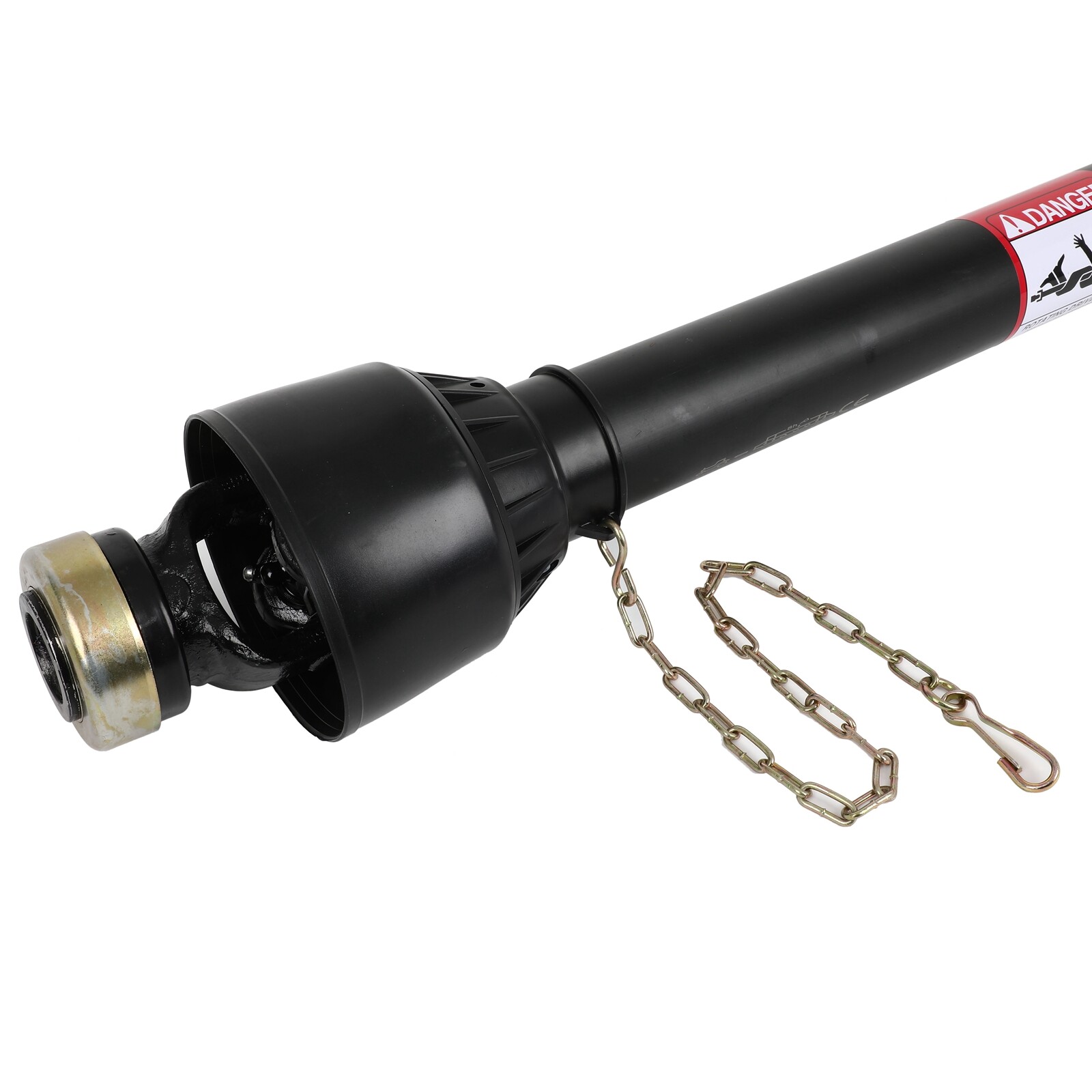 PTO Drive Shaft w/Security Chain Fit For Brush Hog Finish Mower Rotary ...