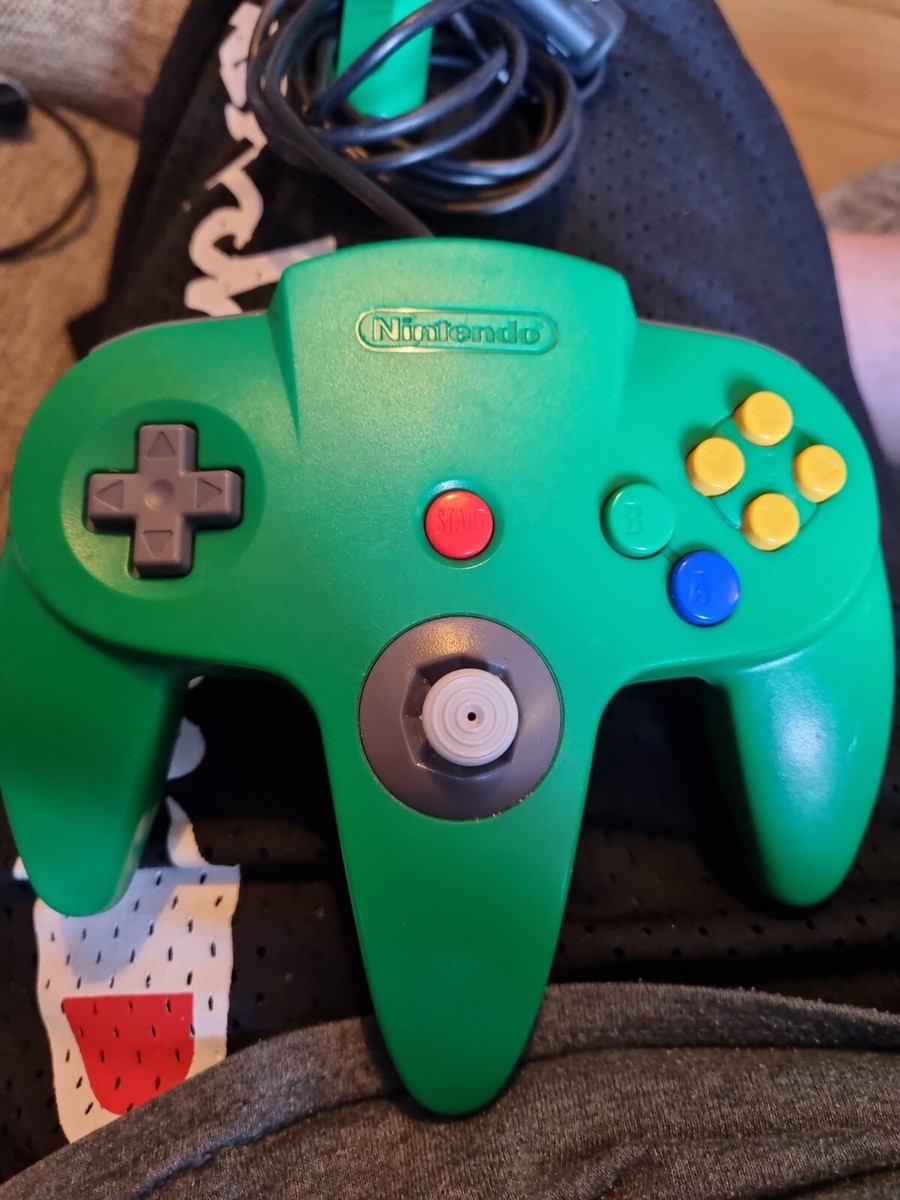 N64 Green Controller Nintendo 64 Authentic Official Oem Ebay ICE BLUE