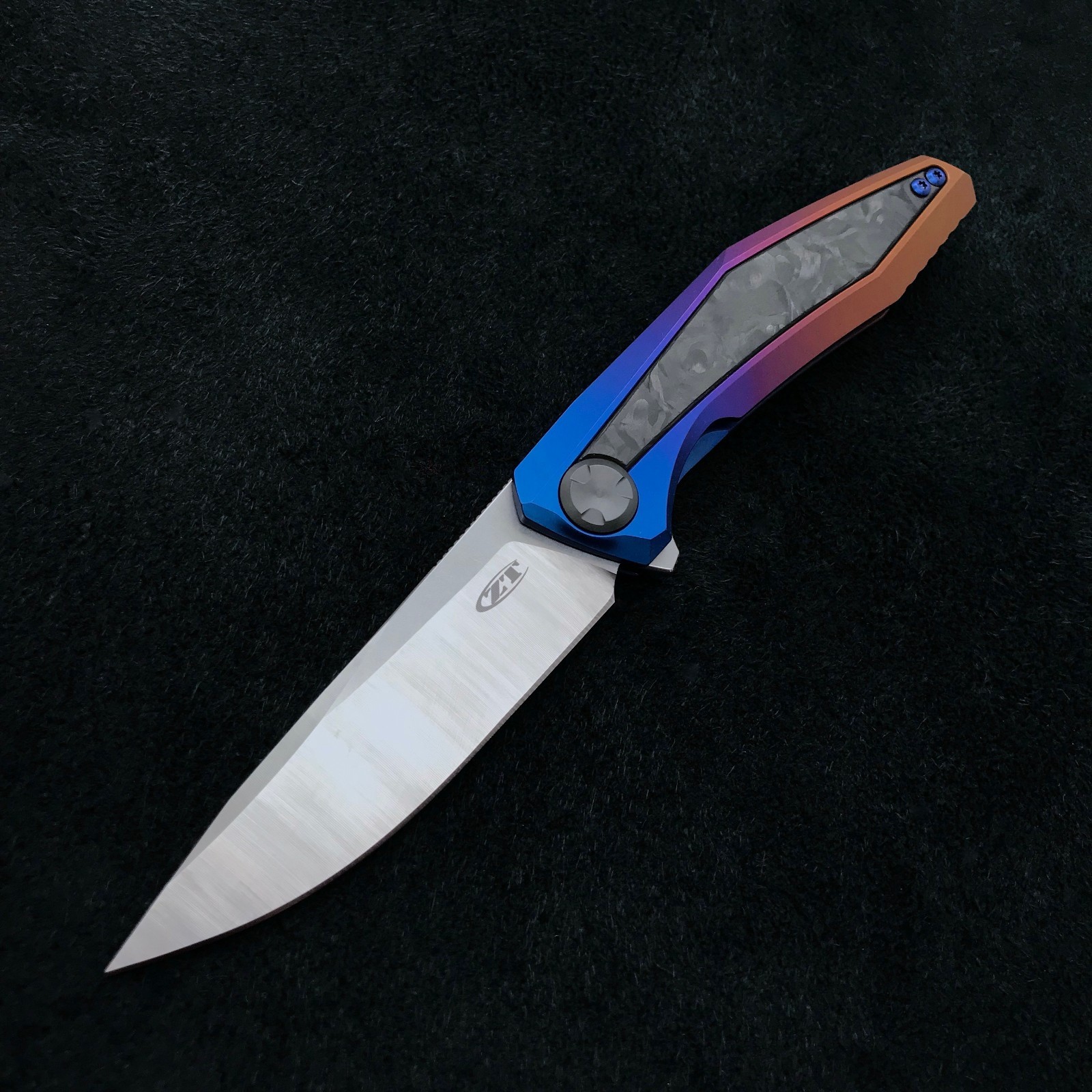 Zero Tolerance ZT 0470 Folder ZT0470 20CV Steel w/ Carbon Fiber w/Wyo ...