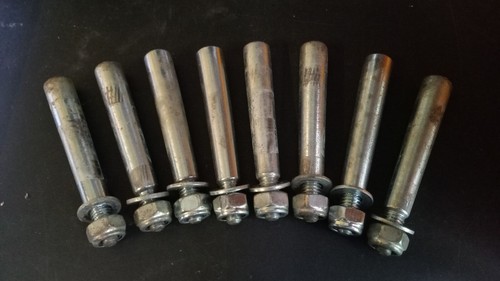 8x Eurotruss Bolzen Pin mit M8 Gewinde Scheibe Mutter HD FD | eBay