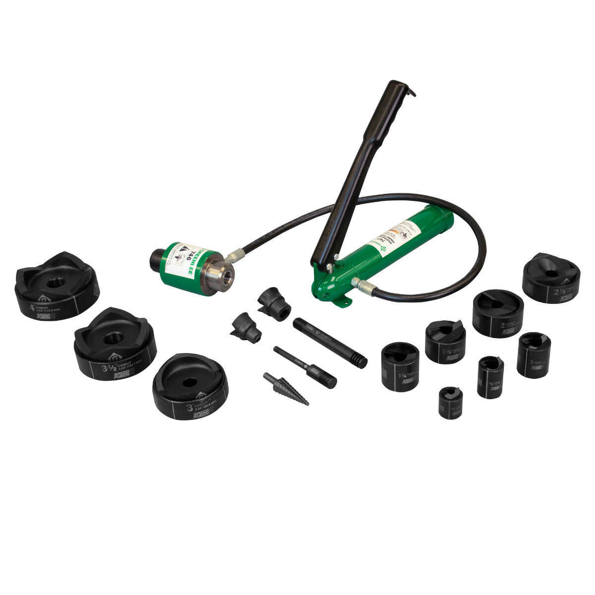 Greenlee 7310SB 1/2" - 4" Slug-Buster Ram and Hand Pump Hydraulic ...