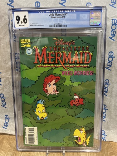 Marvel Comics Disney’s The Little Mermaid #7 "Weed Worries!" 1995 Cgc 9 ...