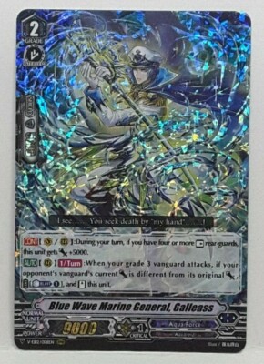 Cardfight!! Vanguard Blue Wave Marine General, Galleass V-EB12/008EN ...