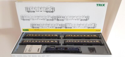 TRIX HO Rheingold Passenger Car Set 21214 DRG German railway Era II ...
