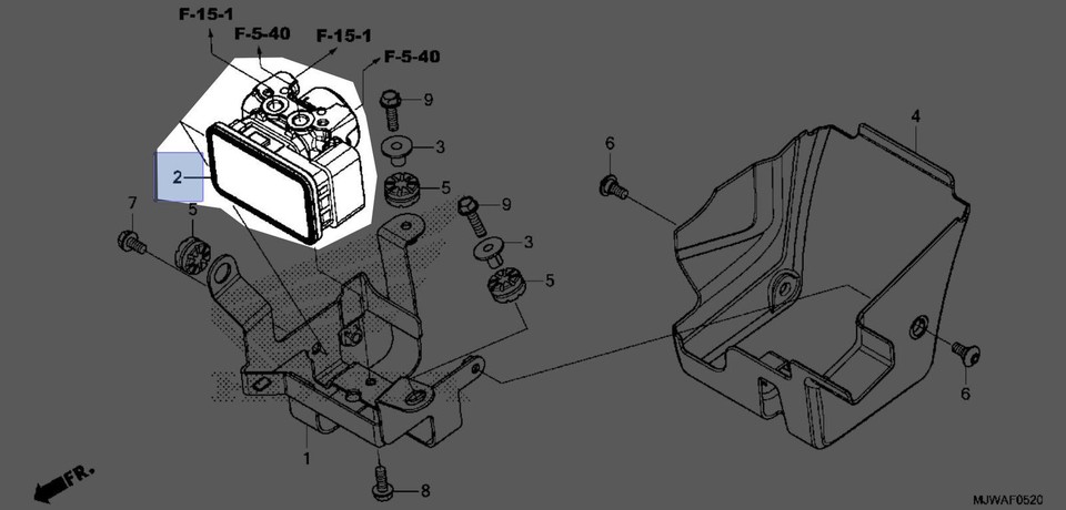Honda 2013-2018 CB CBR Abs Modulator Assembly 57110-MGZ-J12 New OEM | eBay