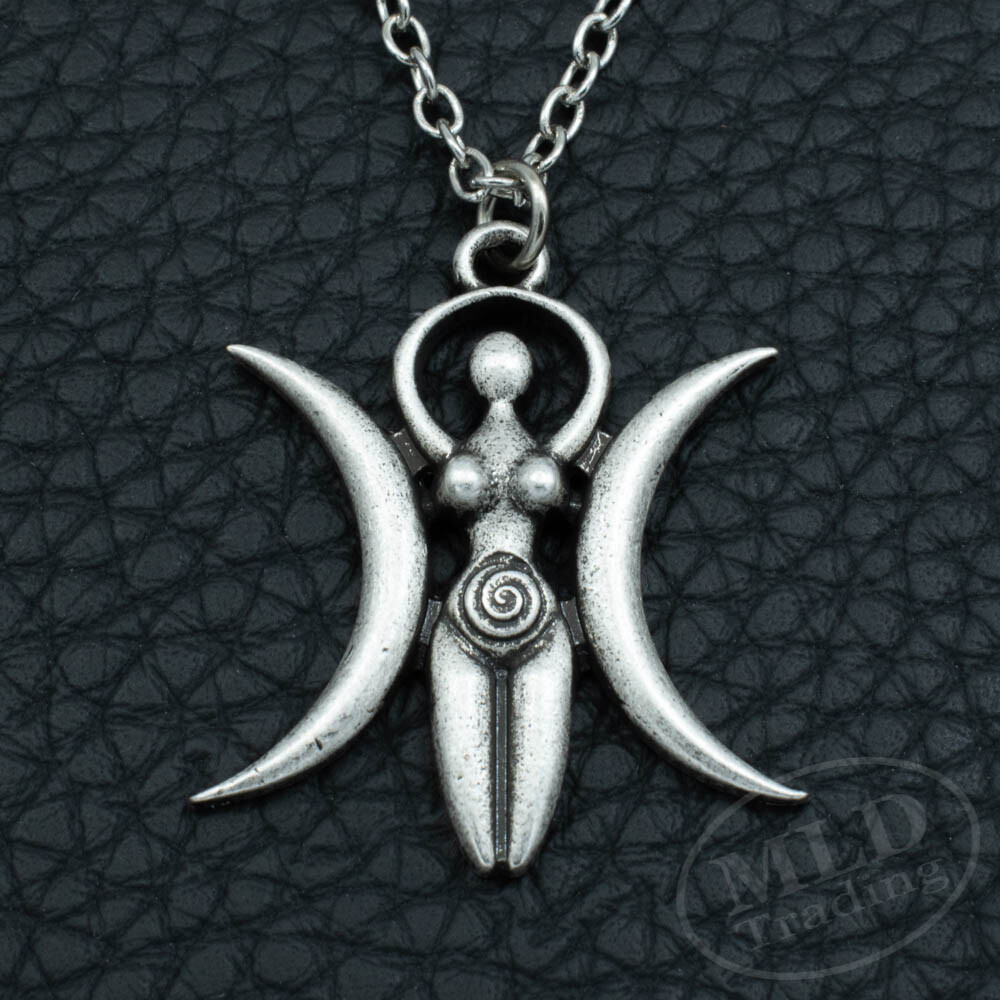 Wiccan Fertility Moon Goddess Pregnancy Talisman Pendant Necklace for ...