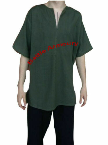 Medieval Celtic Viking Tunic Short Sleeves 5 Colors renaissance SCA ...