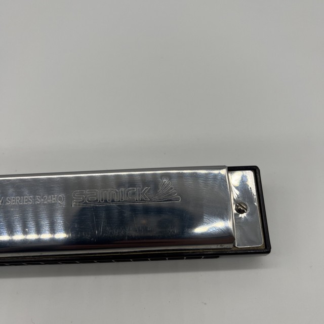 Vintage Samick Harmonica SH-24HQ 24 Holes High Quality Series for sale ...