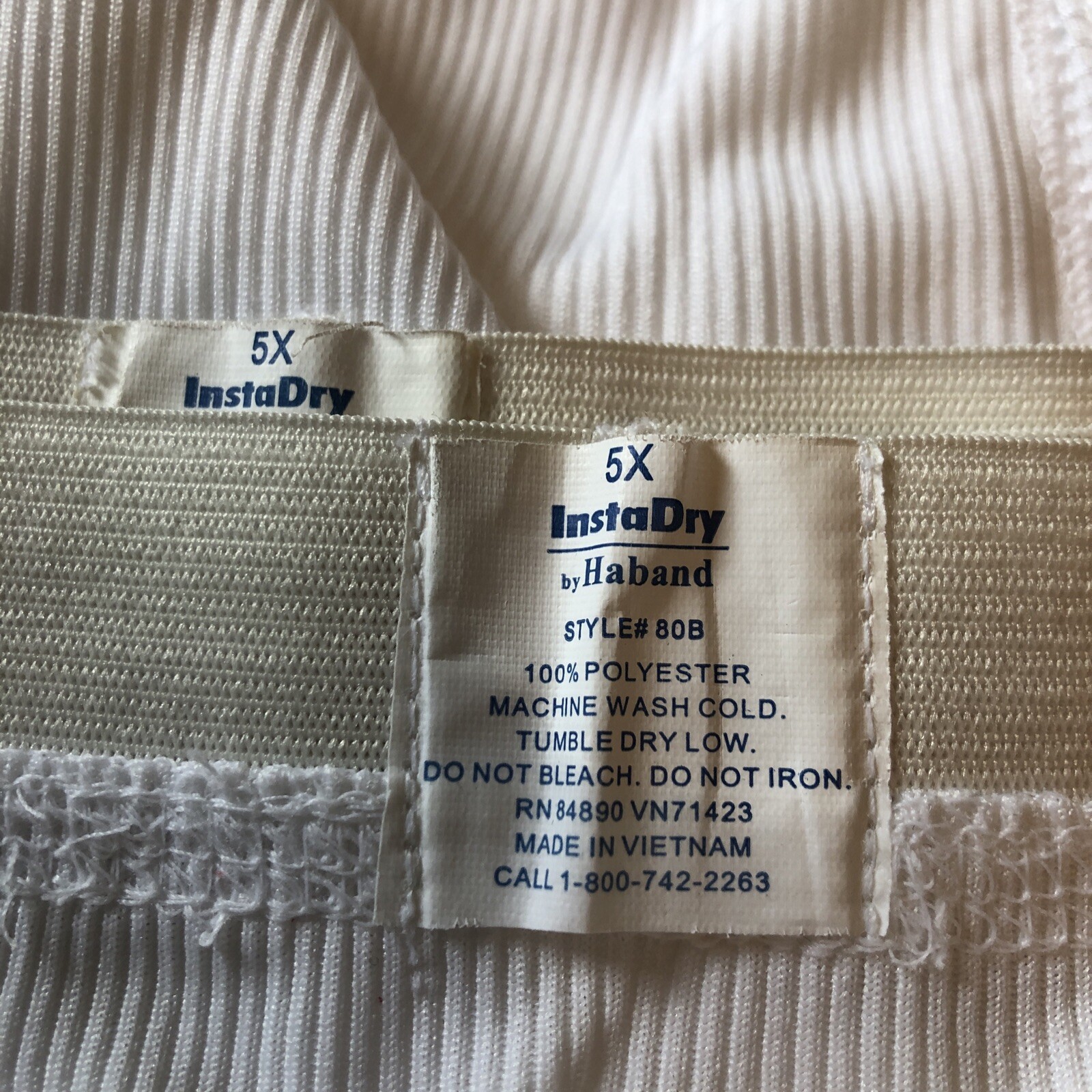 InstaDry by Haband 5X (XXXXXL) Briefs Lot of 4 White | eBay