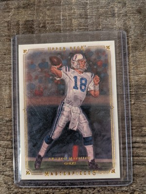 2008 Upper Deck Masterpieces Peyton Manning NR-MINT Indianapolis Colts ...
