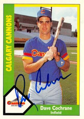 Dave Cochrane autographed Baseball Card 1990 CMC Minor League Rookie ...