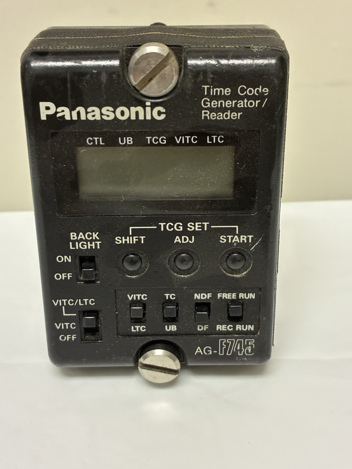 Panasonic AG-F745 Time Code Generator reader in great working condition ...