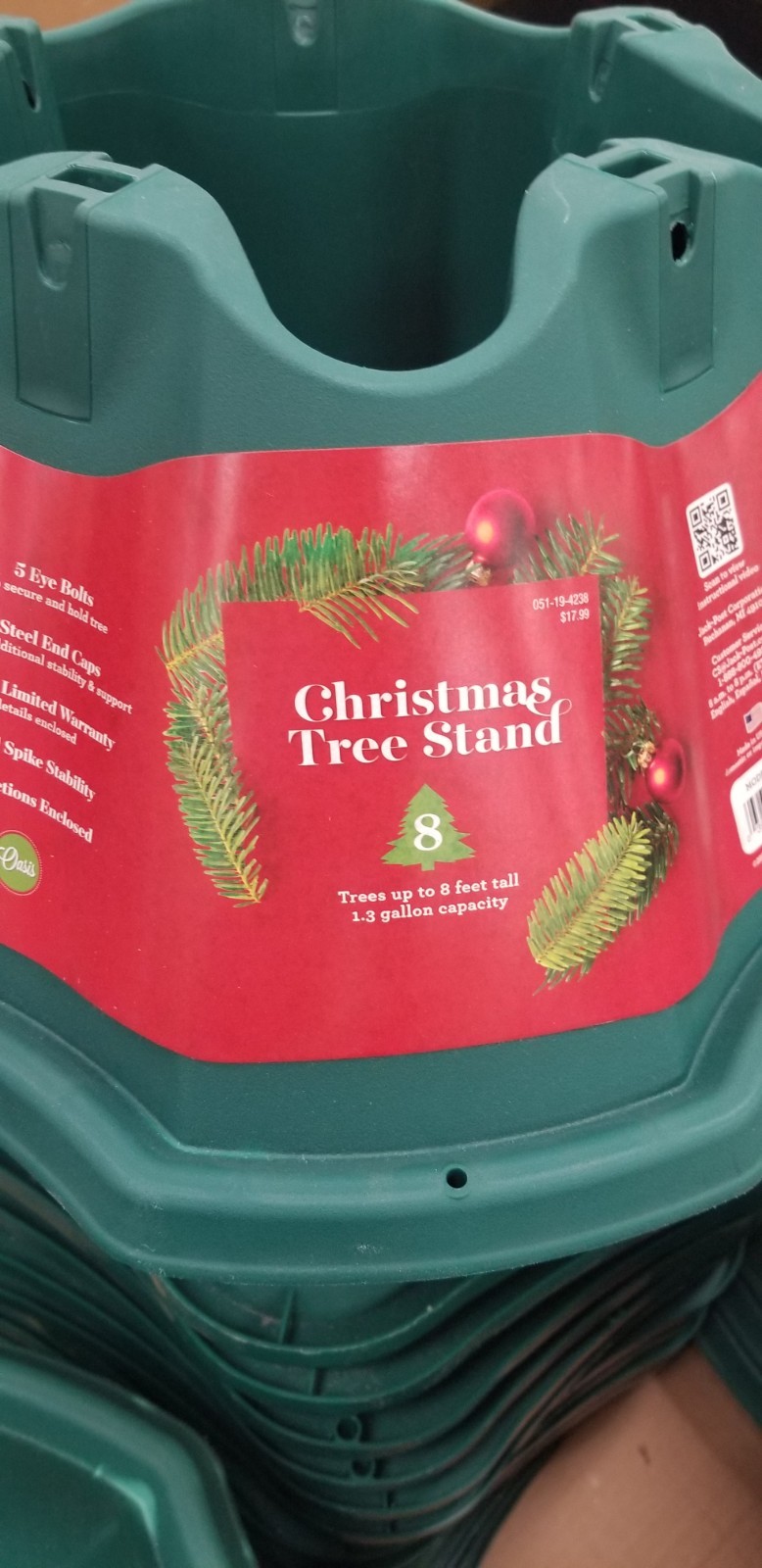 Oasis Christmas Tree Stand Live Trees Up To 8 Feet Tall Hardware ...