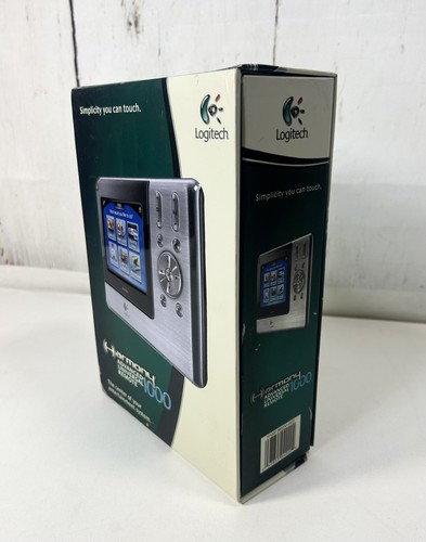LOGITECH HARMONY 1000 REMOTE CONTROL TOUCH SCREEN LCD PROGRAMMABLE ...
