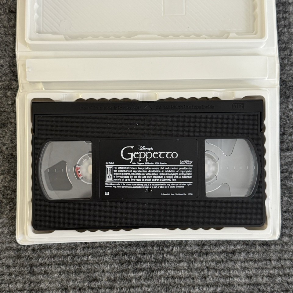 Geppetto VHS 2000 Disney Drew Carey | eBay