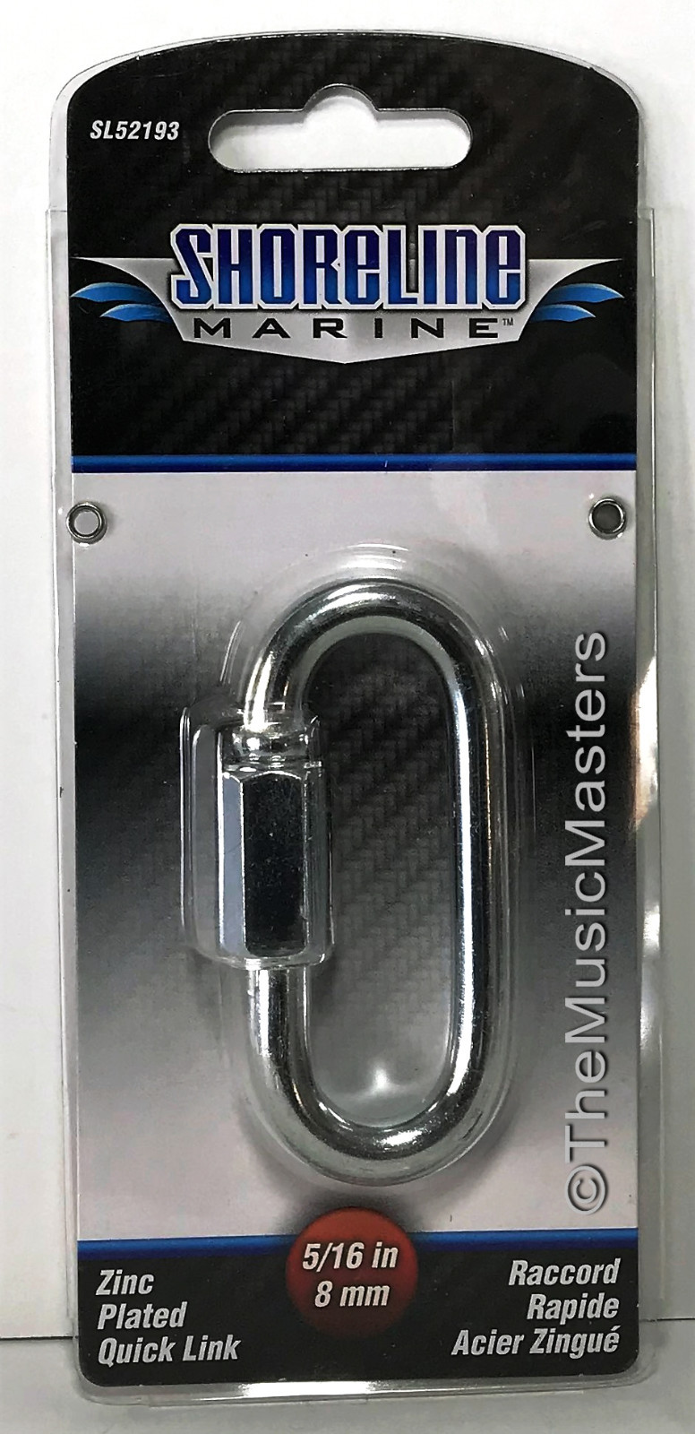 4X Zinc 5/16" Quick Link Chain Rope Splice Boat Dock Anchor Line ...