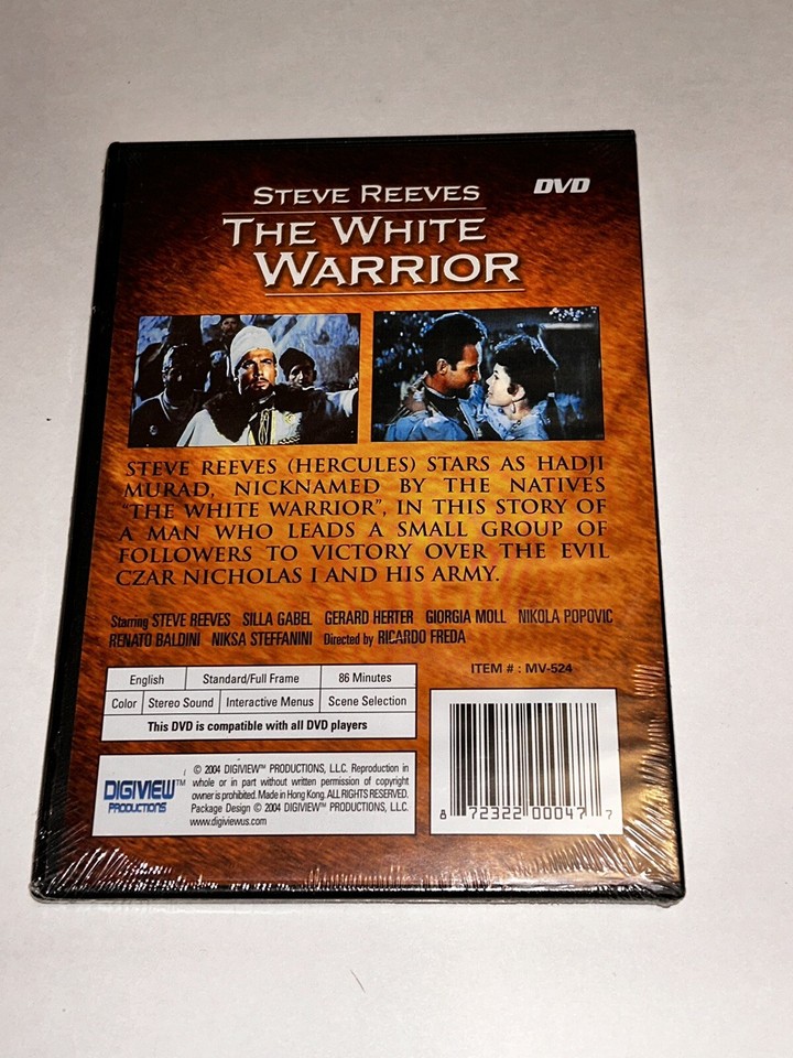 The White Warrior (DVD, 2004) Steve Reeves Silla Gabel Gerard Herter ...