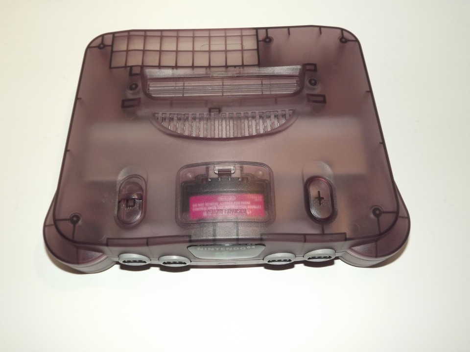 Nintendo 64 N64 Atomic Purple Console w/ Controller Cables Tested 30 ...